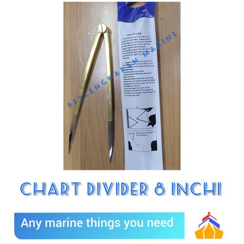Jual Chart Divider 8 Inchi / Jamgka Peta Kuningan 8 Inchi - Jakarta ...