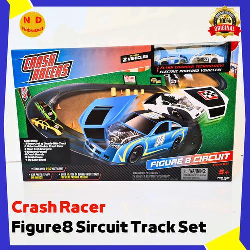 Jual Crash Racers Figure 8 Track Set Mainan Trek Mobil Balap Original ...