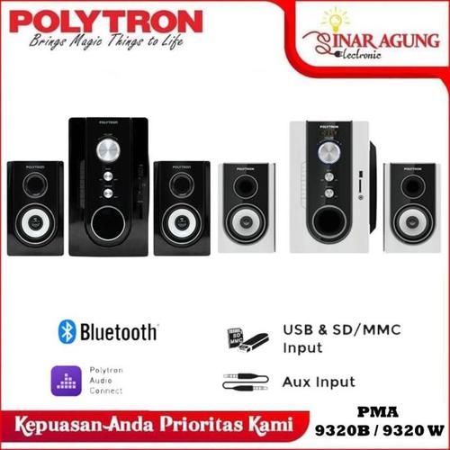 Jual SPEAKER POLYTRON PMA9320B / PMA 9320B BLUETOOTH MULTIMEDIA 100% ORI - Jakarta Barat - MC ...