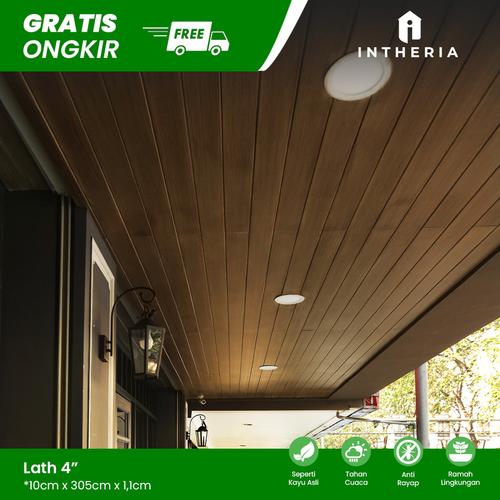 Jual Ceiling Lath 4" Cut Conwood - 11mm / Seindah Plafon Kayu - Kota ...