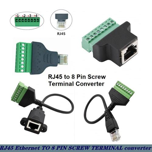 Jual Adapter Connector Ethernet RJ45 Female / Male to 8 Pin - RJ45F to ...