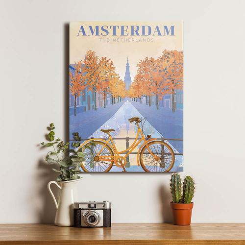 Jual Poster Belanda Amsterdam Hiasan Dinding Frame Kayu Siap Pasang - S ...