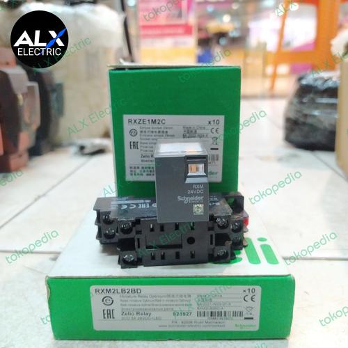 Jual RELAY SCHNEIDER LED RXM2LB2BD 24VDC + SOKET RXZE1M2C 24VDC 1SET - Jakarta Pusat - ALX ...
