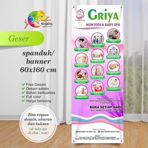 Jual Spanduk, Banner Moms and Baby Spa Ungu - Kab. Bandung - Bunglon ...