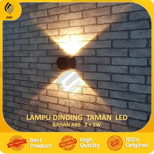 Jual Lampu Dinding Outdoor Taman LED 2X2Watt Outdoor Waterprof Material ...