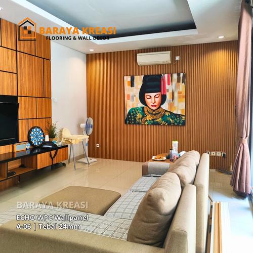 Jual WALLPANEL WPC TEBAL 24MM ECHO WOOD PANEL KISI KISI - A01 - Kota ...