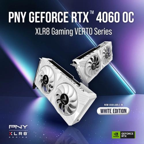 Promo PNY GeForce RTX 4060 8GB OC VERTO DF White Edition Cicil 0% 3x ...