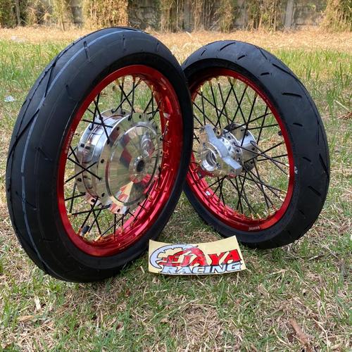 Jual velg Scarlet sepaket plus ban ring 14 160 140 Nmax Aerox Freego ...