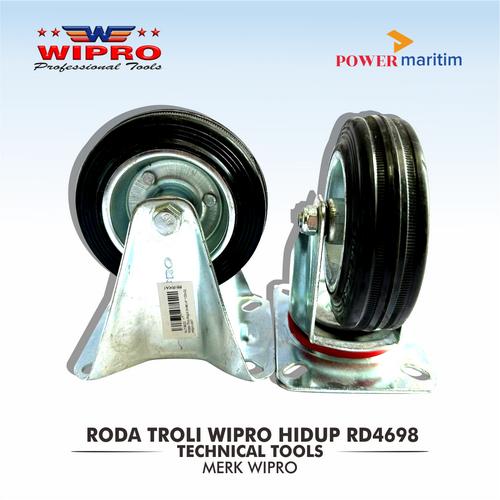 Jual Roda Troli Karet Wipro 4'' (100x32) Swivel (Hidup) - Kota Surabaya ...