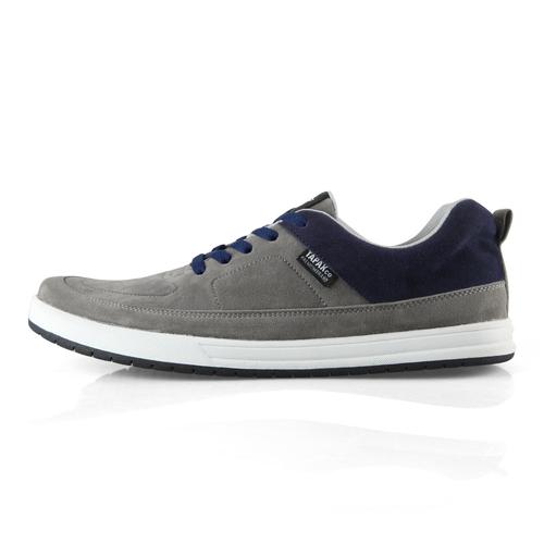 Jual Sepatu Sneakers Pria Kulit Suede Asli Sepatu Casual Kets Tapaxco ...