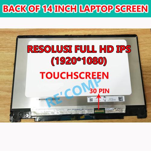 Jual Layar Led Lcd Touch Screen HP Pavilion X360 14-DH 14M-DH 14 ...