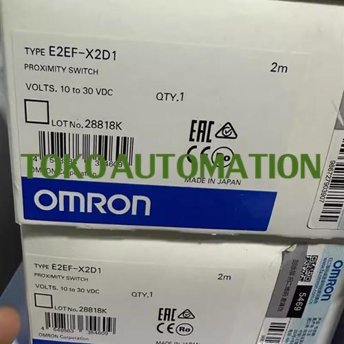 Jual E2EF-X2D1 M8 2mm 2wires DC NO Cylindrical Proximity Sensor SR35 - OMRON - Jakarta Utara ...