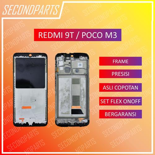 Jual FRAME RANGKA TULANG LCD XIAOMI REDMI 9T POCO M3 ORIGINAL COPOTAN ...