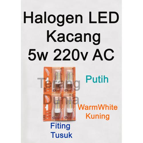 Jual Halogen Kacang LED 220v Halogen LED 220v Lampu Halogen Kacang LED ...