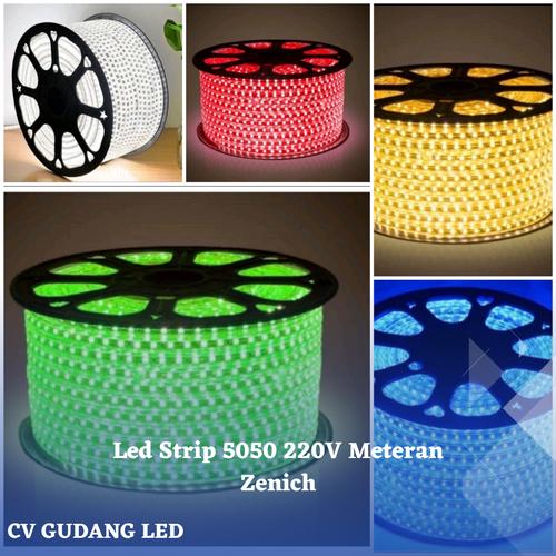 Jual LED STRIP 5050 220V METERAN - ZENICH - warmwhite - Kab. Sleman ...