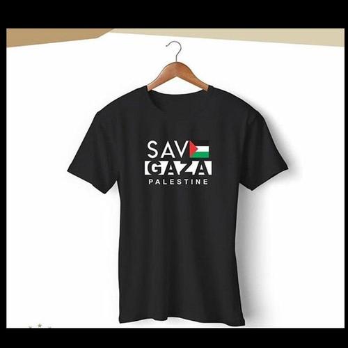 Jual Kaos Baju Distro SAVE GAZA Palestine Palestina polos custom ...