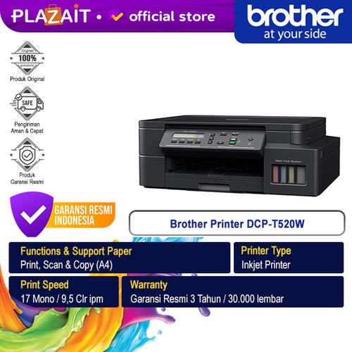 Promo Printer Brother DCP-T520W Wireless Print - Scan - Copy Cicil 0% ...