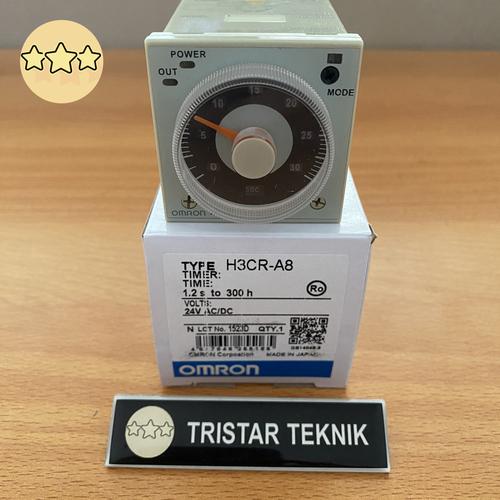 Jual TIMER OMRON H3CR-A8 24V AC DC H3CR A8 24VDC DC24 24 VDC H3CRA8 H3 CR - SOCKET - Jakarta ...