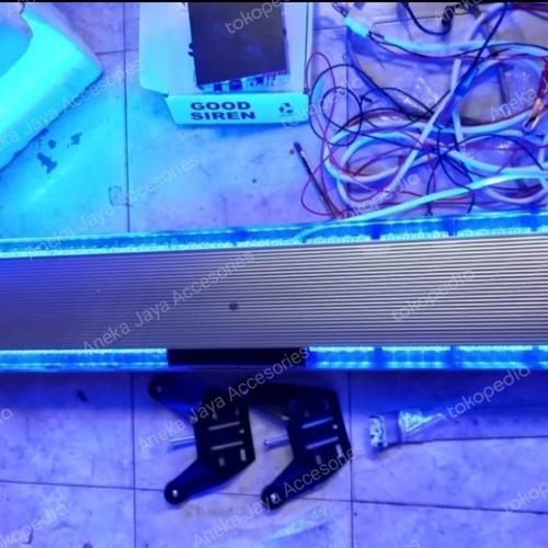 Jual Lampu Rotator Polisi Patwal Light Bar Polisi + Toa sirine 24Volt ...