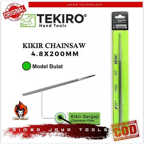 Jual Kikir Gergaji Mesin chain saw 4,8x200mm Original Tekiro - Kab ...