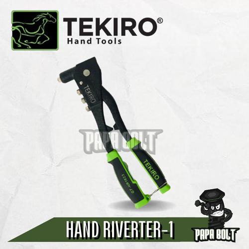 Jual TEKIRO Hand Riveter -1 Pliers 2.4 - 4.8mm / Tang Rivet - 1 Hitam ...