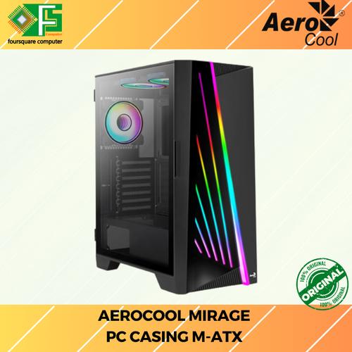 Jual Casing PC M-ATX Aerocool Mirage + 1x Fan ARGB | CPU Case - Kota ...