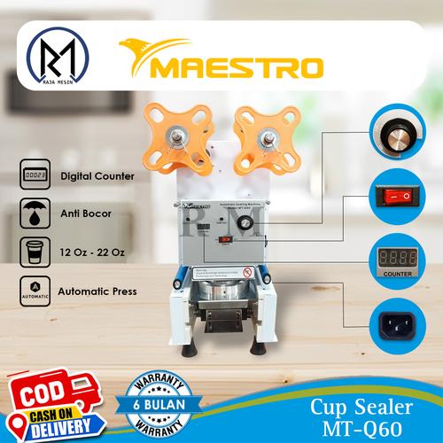 Jual CUP SEALER MAESTRO MT-Q60/ Alat Press Gelas Plastik Automatic ...