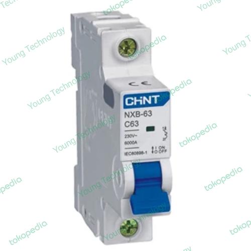 Jual MCB Chint NXB-63 1P C6 6A 6kA sampai NXB-63 1P C40 40A 6kA harga sama - Jakarta Barat ...