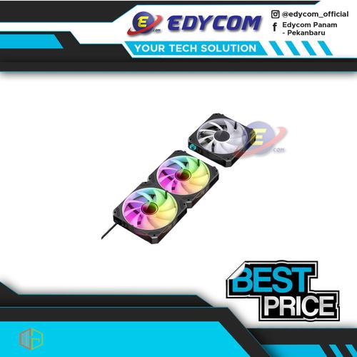 Jual CUBE GAMING CHAIN BLACK A-RGB Fan (3 x 120MM) Wireless Connection ...