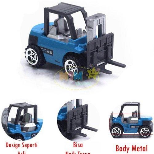 Jual Diecast Truck Buldozer Excavator Loader Forklift Bahan Besi Mainan ...