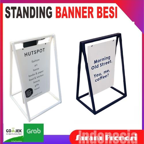 Jual Standing Banner Besi - + Cetak Flexy - Kota Tangerang Selatan ...