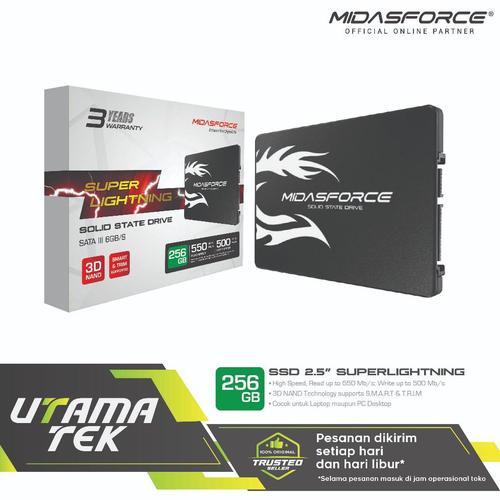 Jual Ssd Midasforce 256 Gb Ssd Midas Force 256Gb Resmi Original - Kota ...