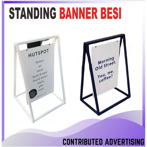 Jual Standing Banner Besi - Rangka Saja - Kota Tangerang Selatan ...