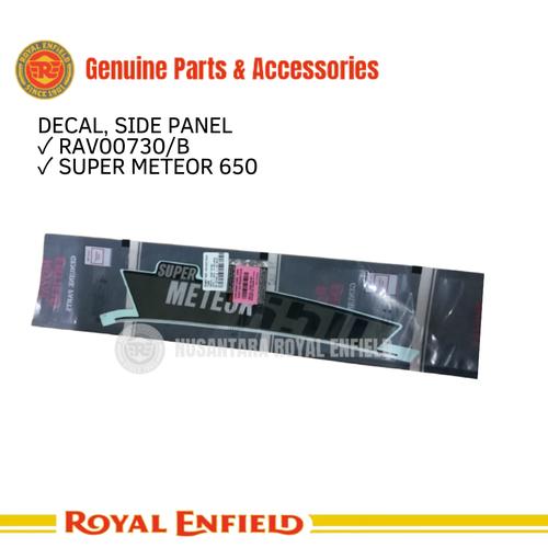 Jual ORIGINAL SPARE PARTS ROYAL ENFIELD DECAL, SIDE PANEL- SUPER METEOR ...