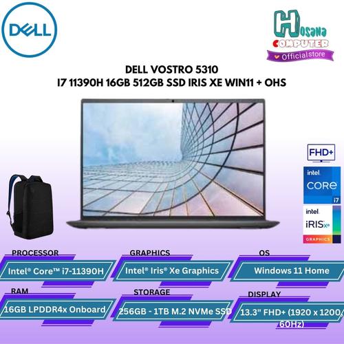 Promo LAPTOP DELL VOSTRO 5310 - I7 11390H 16GB 512GB SSD IRIS XE WIN11 ...