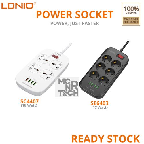 Jual LDNIO Stop Kontak Power Socket Colokan Listrik USB-A QC Fast Charging - SE 6403 - Jakarta ...