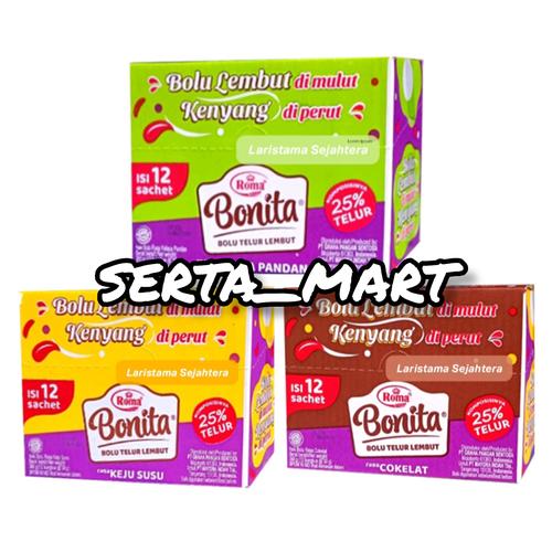 Jual Roma Bonita - Bolu Telur Lembut Box 12's x 30gr - Bolu Keju ...