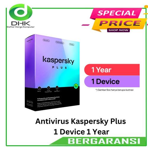 Jual Antivirus Kaspersky Plus - 1 Device 1 Year - 10 PERANGKAT ...