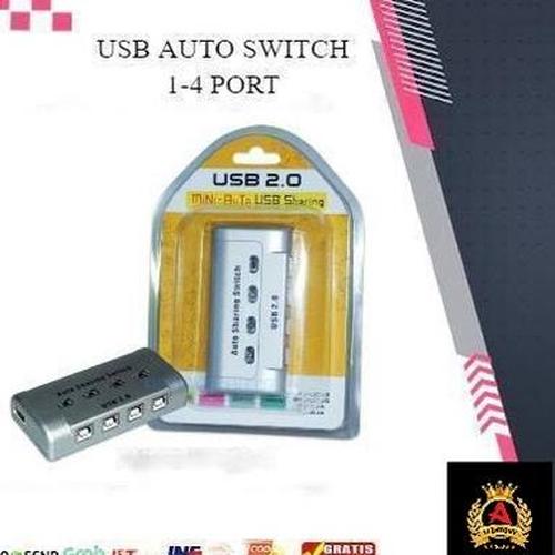 Jual Auto Switch Printer USB 4-Port USB 2.0 Sharing Switch 4-Port ...