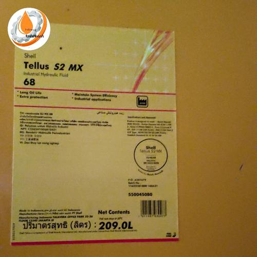 Jual Shell Tellus S2 MX 68 Oil Hydraulic iso VG 68 Original Drum ...