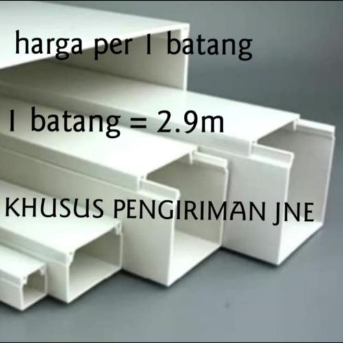 Jual Kabel Duct 60x40 2,9m/Cable Duct/Trunking/Protektor/Wiring Duct ...