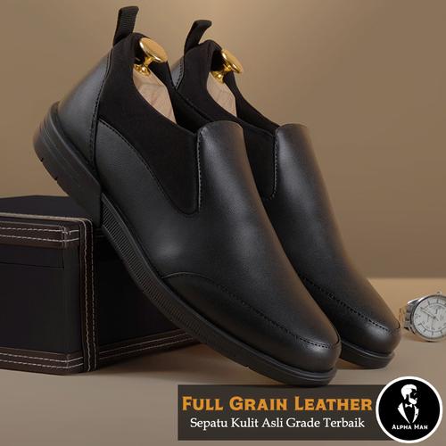 Jual Sepatu Pantofel Pria Kulit Asli Loafers Acara Resmi Nikahan ...