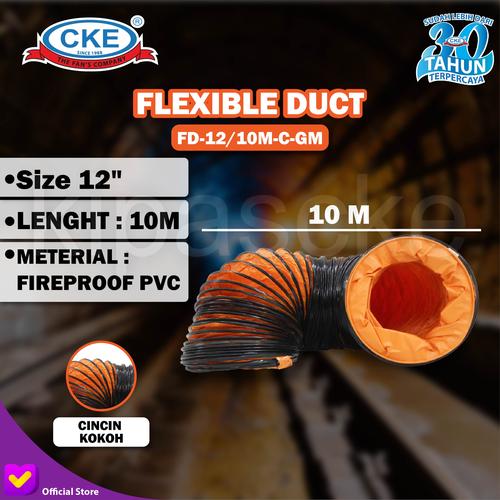 Promo Selang Portable Ventilator/ Flexible Hose Exhaust Blower 12" 10 ...