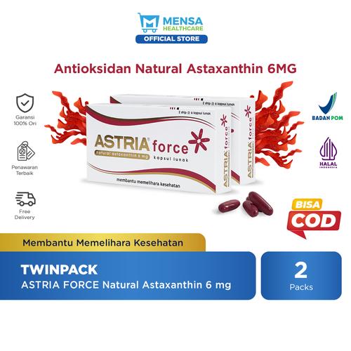 Jual ASTRIA Force Astaxanthin 6mg - Twin Pack - Kota Depok - Mensa ...