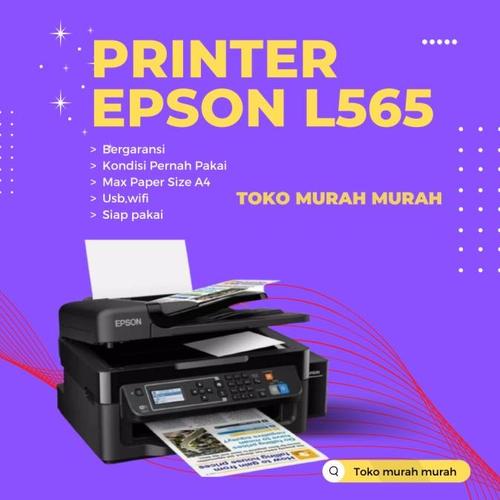 Jual ORIGINAL printer epson l565 second wifi all in one ink tank print ...
