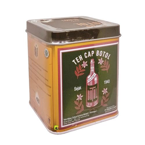 Jual Teh Cap Botol VINTAGE - Teh Hijau Melati Celup - KALENG - Kota ...