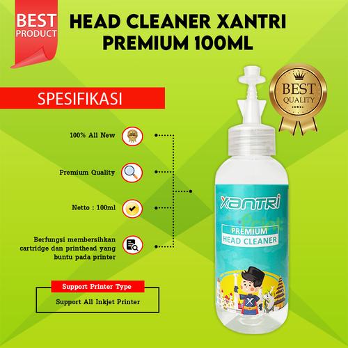 Jual Head Cleaner Premium 100ml Cairan Pembersih Head Cartridge Printer ...