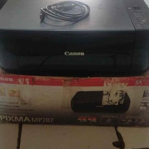 Jual ORIGINAL printer canon pixma mp 287 siap pakai tambah infus - Kab ...