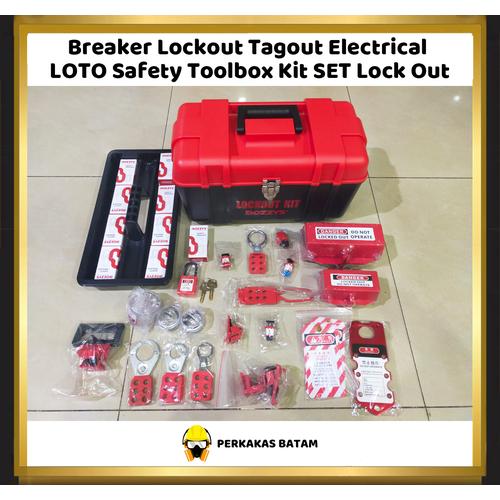 Jual Bozzys BD-Z15 Breaker Lockout Combination Tagout Electrical Padlock LOTO Gembok Industrial ...