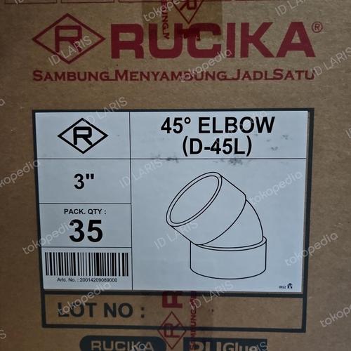 Jual KENI 45 DERAJAT AW RUCIKA / KENI KNEE 45 AW RUCIKA - 3 inch ...